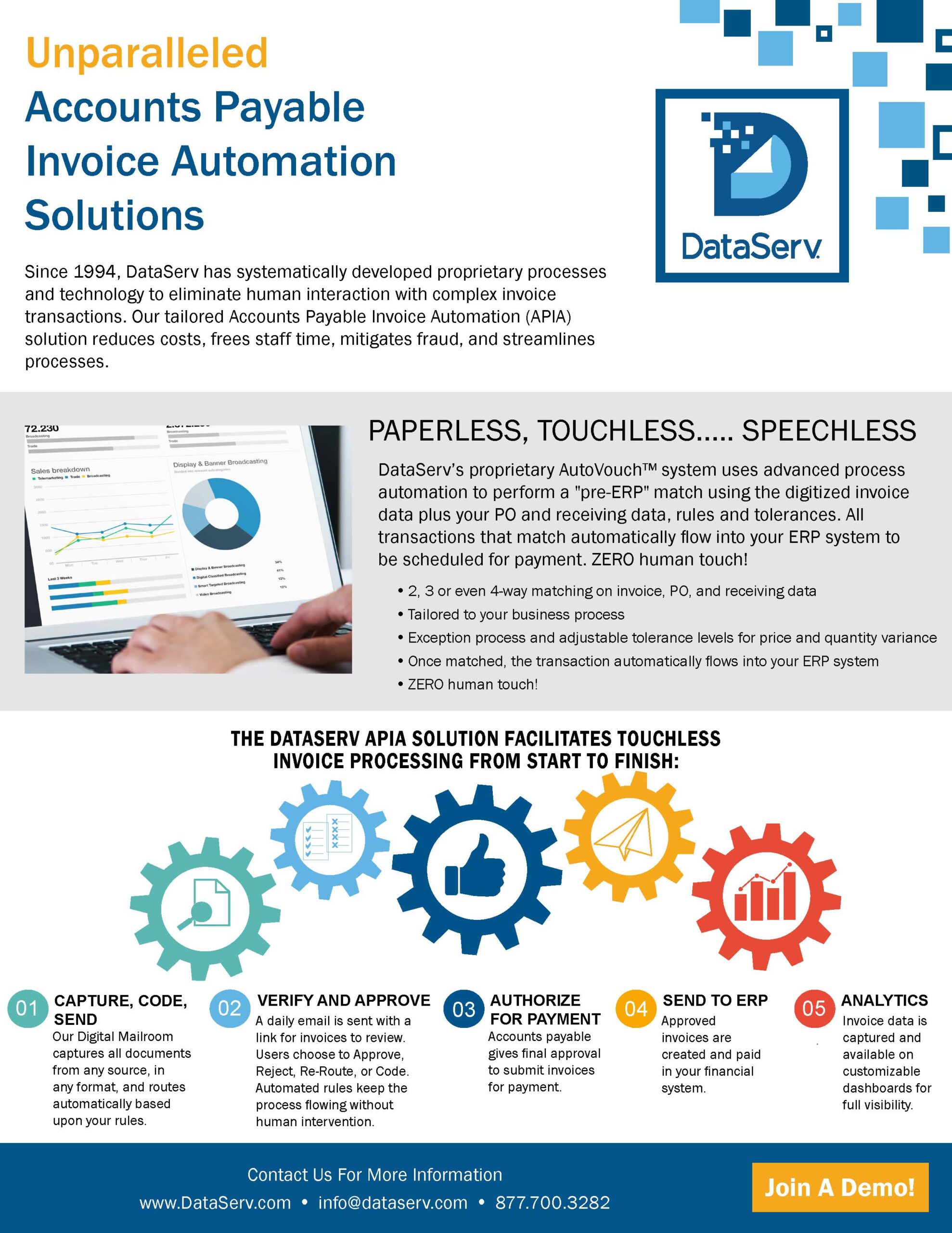 Solution Sheet: Accounts Payable Invoice Automation | DataServ